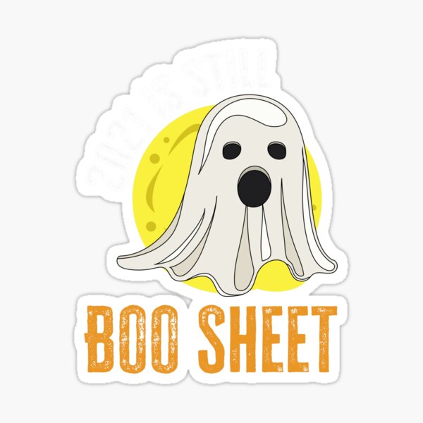 "Boo sheet" Sticker for Sale by Samarasshop | Redbubble