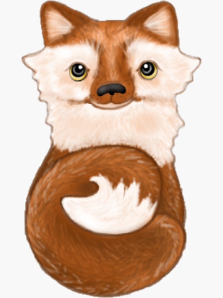 "Foxy" Sticker for Sale by Binxceramic | Redbubble
