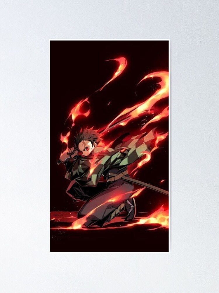 "Red slayer" Poster by Merchmanga | Redbubble