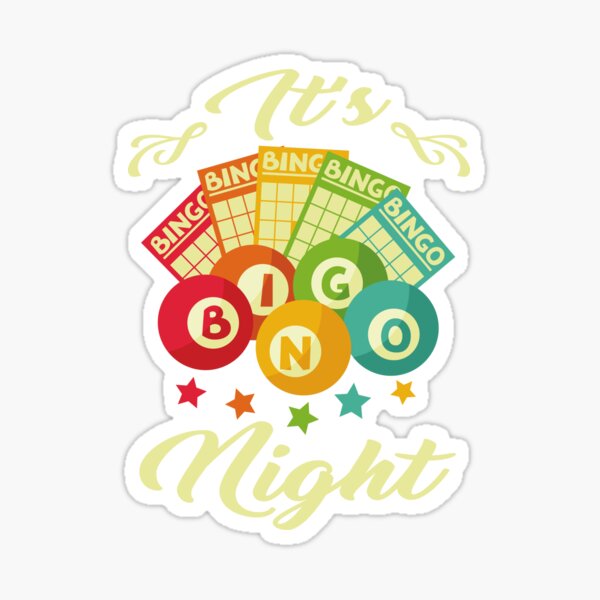 "Best Play Bingo" Sticker for Sale by RicaGraphic | Redbubble