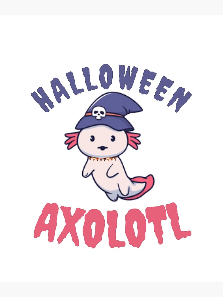 "axolotl halloween costume" Poster for Sale by brrek | Redbubble