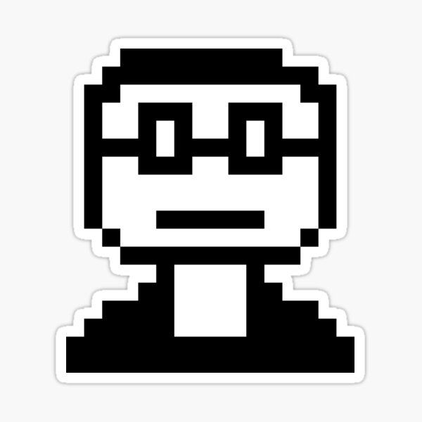 "Pixel art" Sticker by Poofy14 | Redbubble
