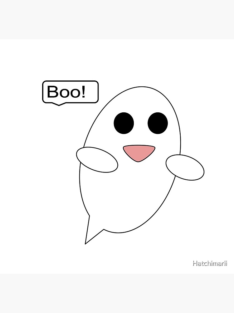"A cute Spoopy Ghost" Poster for Sale by Hatchimarii | Redbubble