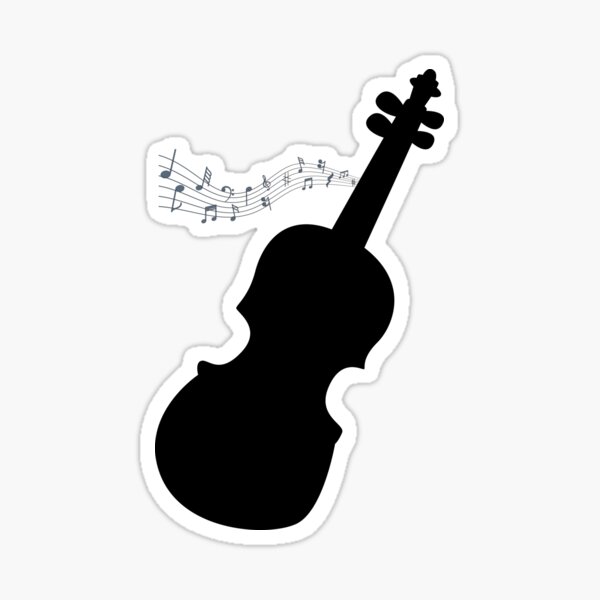 "Funny Violin" Sticker for Sale by so01 | Redbubble