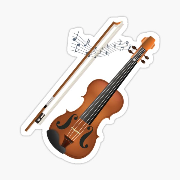 "Funny Violin" Sticker for Sale by so01 | Redbubble