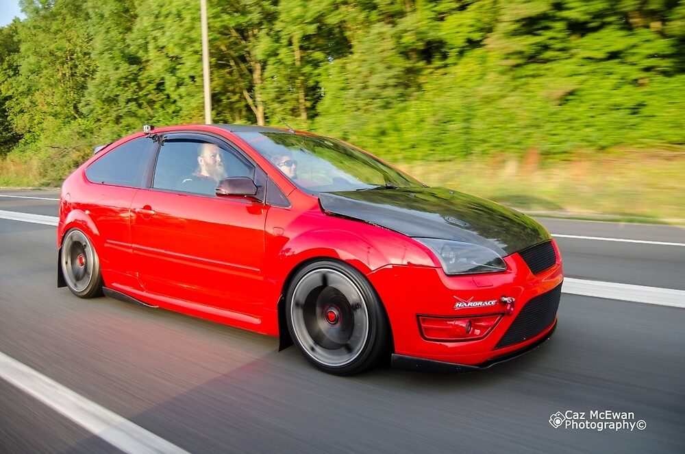"Focus ST Red" by Caz McEwan Photography | Redbubble