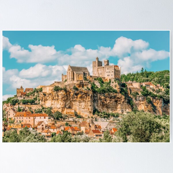 Poster for Sale avec l'œuvre « Château-de-Beynac, Vallée de la Dordogne ...