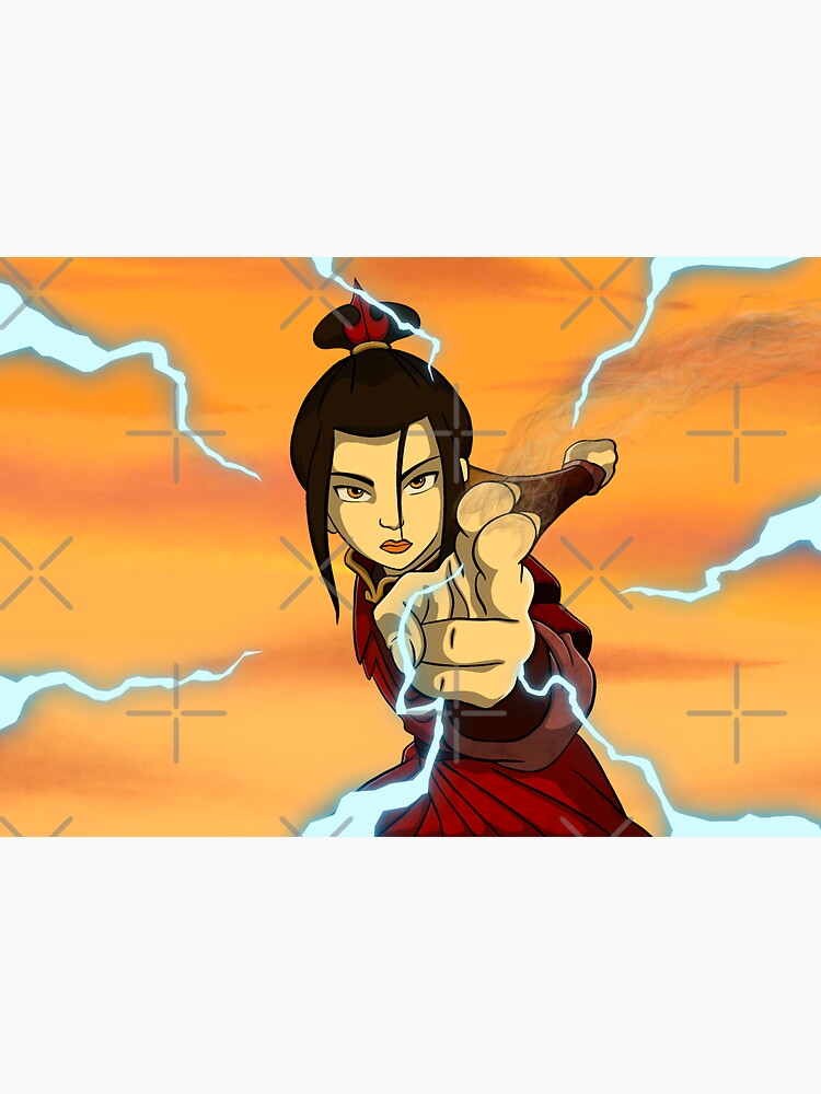 "Azula Lightning bending" Sticker for Sale by artsy-cici | Redbubble