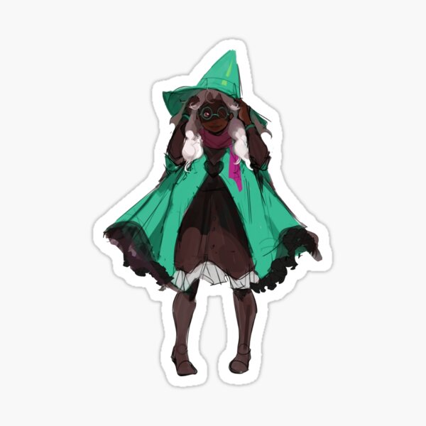 "Ralsei Deltarune" Sticker for Sale by AbhorTheRent | Redbubble
