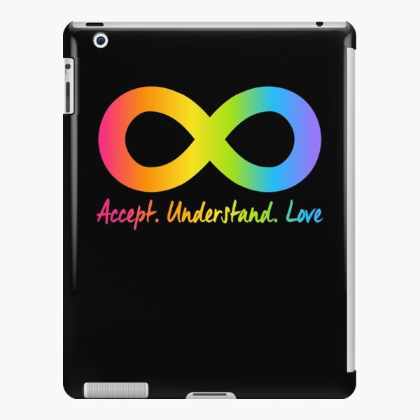 Funda Y Vinilo Para Ipad «autismo Símbolo Del Infinito Autismo Aceptar