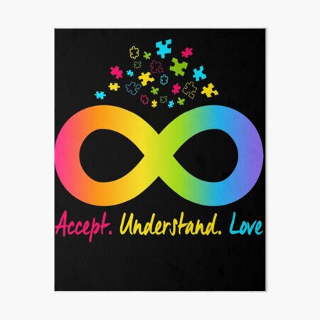 "Autism Infinity Puzzle Symbol Autism Accept Underrstand Love Autism ...
