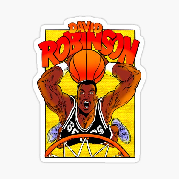 "Vintage david robinson " Sticker for Sale by kimxuan94 | Redbubble