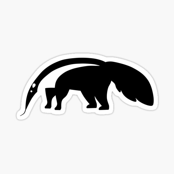 "Anteater" Sticker for Sale by DeliriumLina | Redbubble