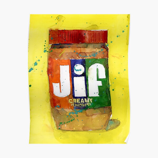 "Jif Peanut Butter - Vintage - Kitchen Art" Poster for Sale by ...
