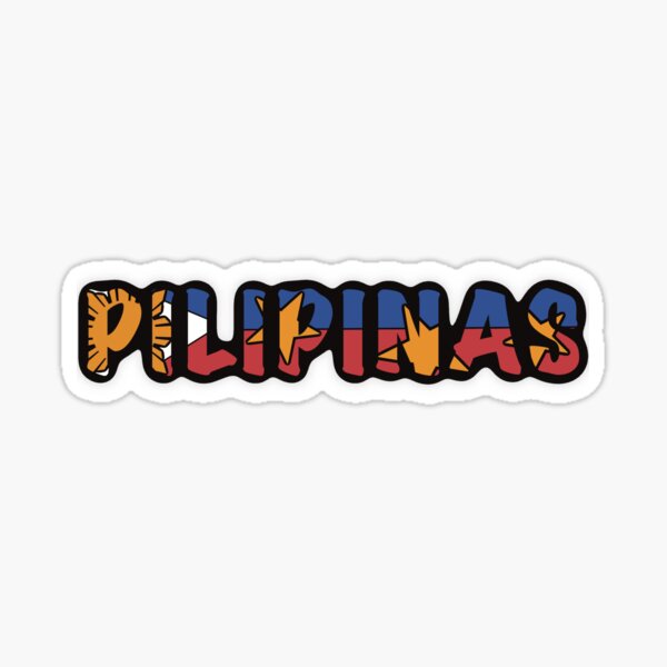 "Pilipinas" Sticker for Sale by RichgeraldArt | Redbubble
