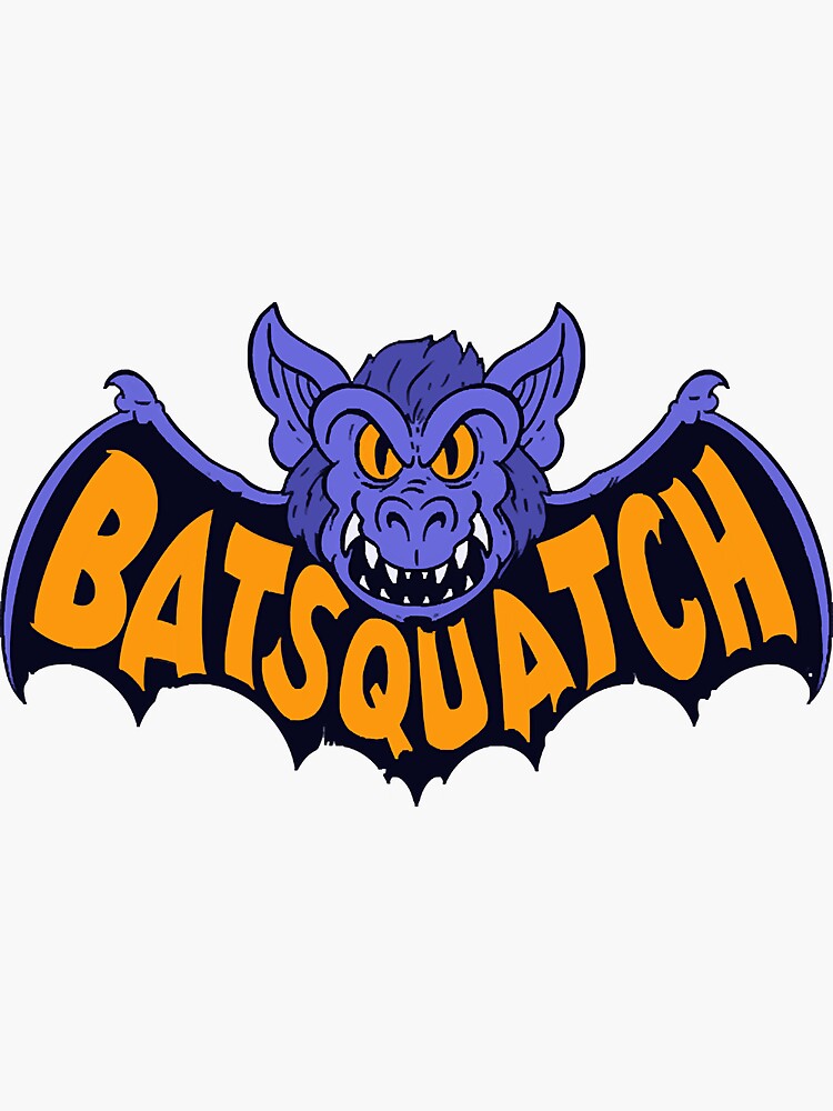 "BATSQUATCH " Sticker for Sale by kimxuan94 | Redbubble