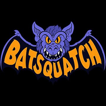 "BATSQUATCH " Sticker for Sale by kimxuan94 | Redbubble