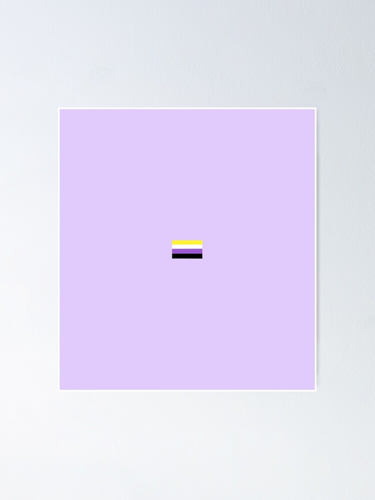 "Subtle Non binary Pride Flag" Poster for Sale by NYXFN | Redbubble