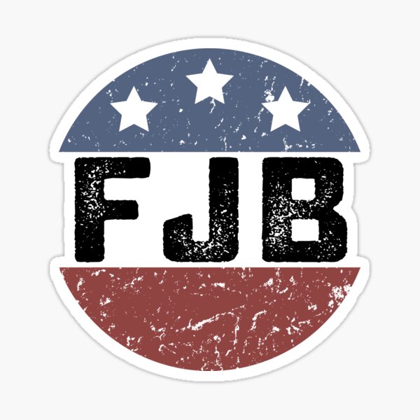 "FJB" Sticker for Sale by DesignMacy | Redbubble