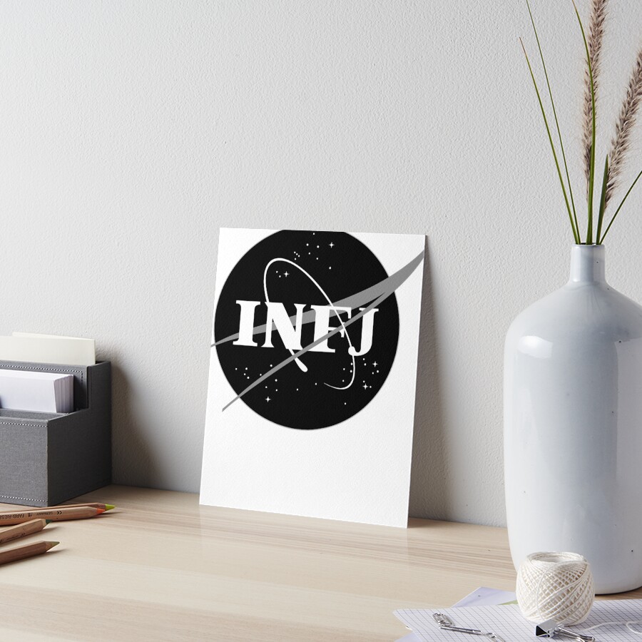 "INFJ Logo Classic" Art Board Print by mickimedhursto | Redbubble