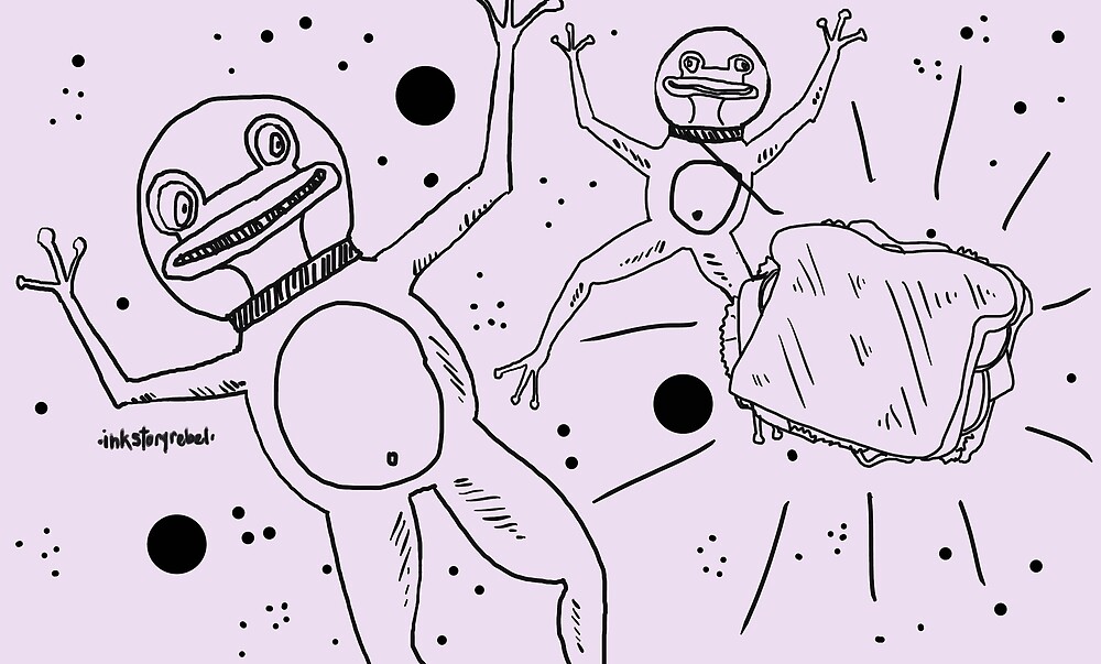 "Space Sandwich" by inkstoryrebel | Redbubble