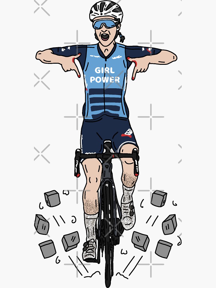 "E. Deignan Champion (Paris Roubaix 2021)" Sticker for Sale by ...