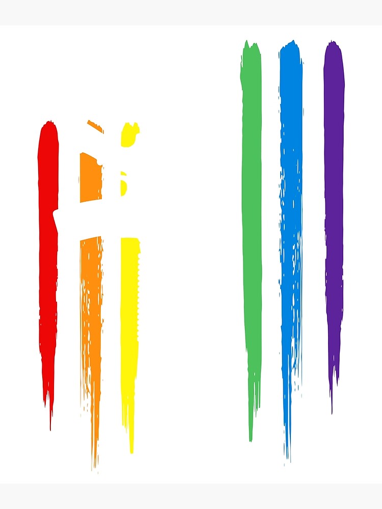 "Human LGBT Gun Flag" Poster for Sale by AmyShopus | Redbubble