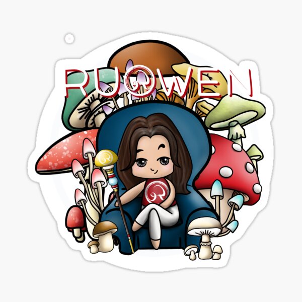 "logo-avatar-round" Sticker by ruowen | Redbubble