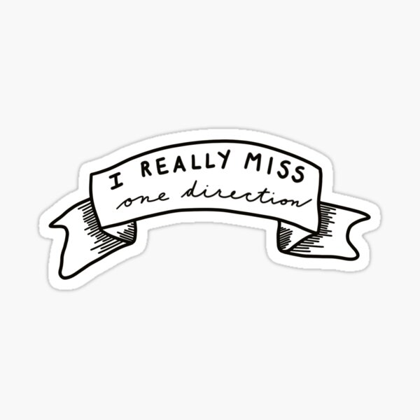 ""i really miss one direction" line art tattoo procreate design ...