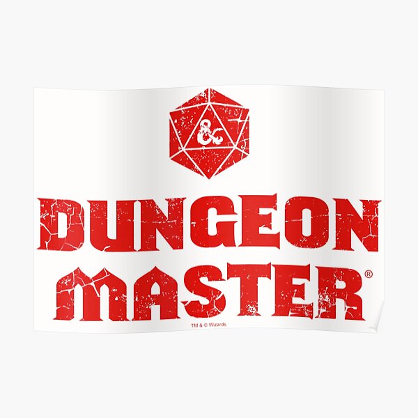 "Dungeons & Dragons Dungeon Master Logo " Poster for Sale by SwenFMeier ...