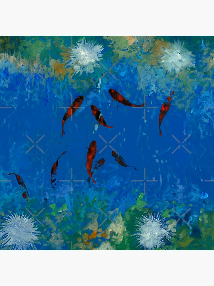 "Koi Fan Art" Sticker by darutrandu | Redbubble