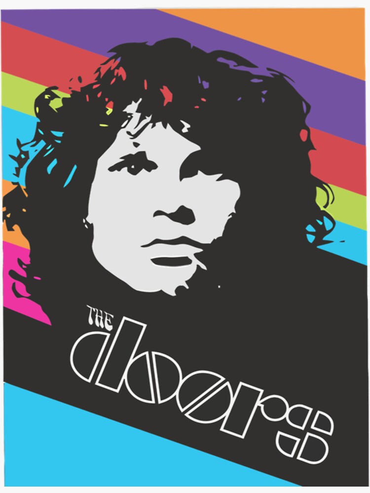 Lizard King Jim Morrison The Doors Classic Rock Design Sticker For