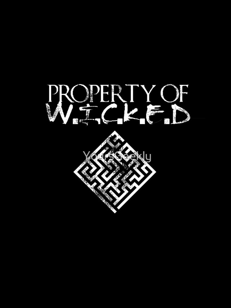 "Maze Runner Property of Wicked" iPhone Case for Sale by YoursGeekly ...