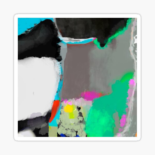 " Colorful Abstract Painting Modern Art " Sticker for Sale by RDC-STORE ...