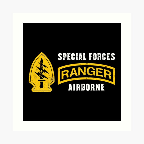 "Special Forces Ranger Airborne" Art Print for Sale by alt36 | Redbubble