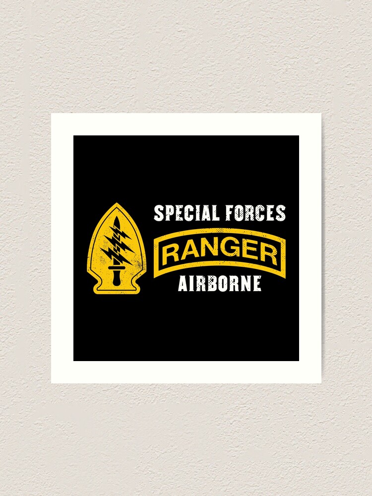 "Special Forces Ranger Airborne" Art Print for Sale by alt36 | Redbubble