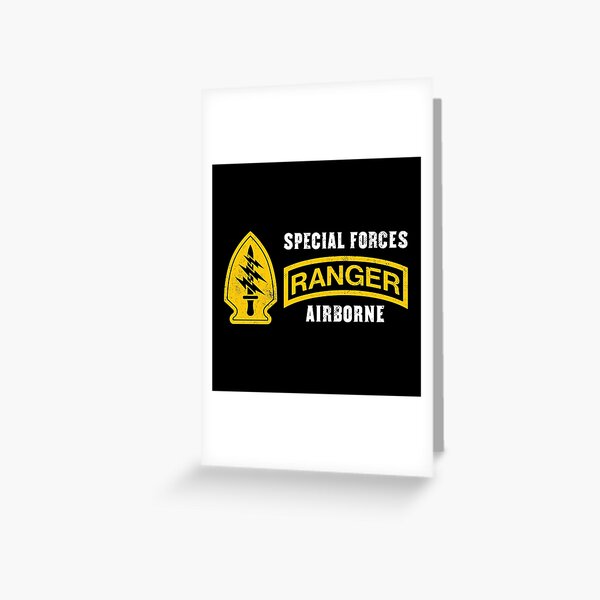 "Special Forces Ranger Airborne" Greeting Card for Sale by alt36 ...