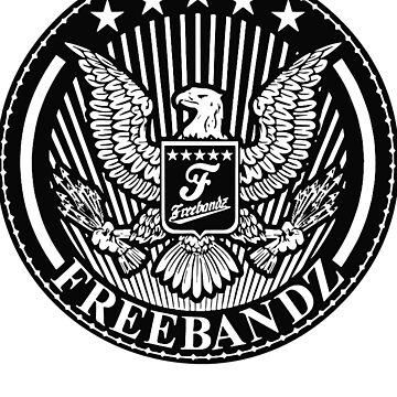 "freebandz logo Essential" Sticker for Sale by dickinsoncole | Redbubble