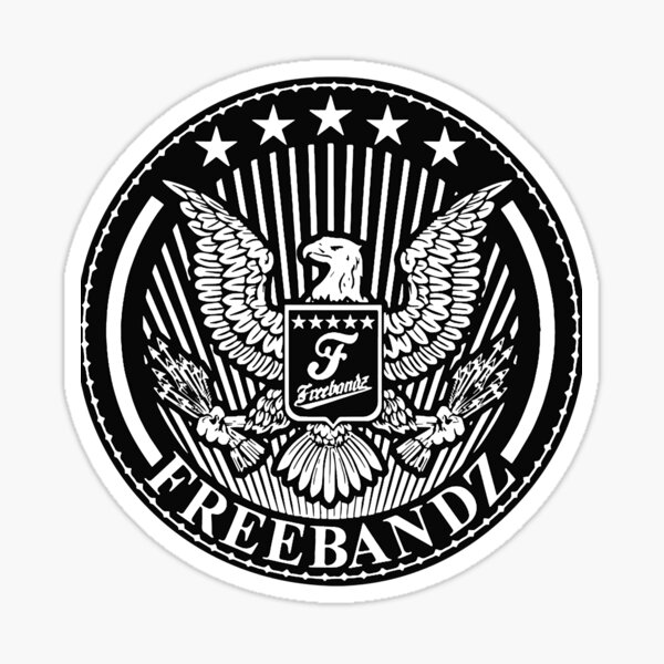 "freebandz logo Essential" Sticker for Sale by dickinsoncole | Redbubble