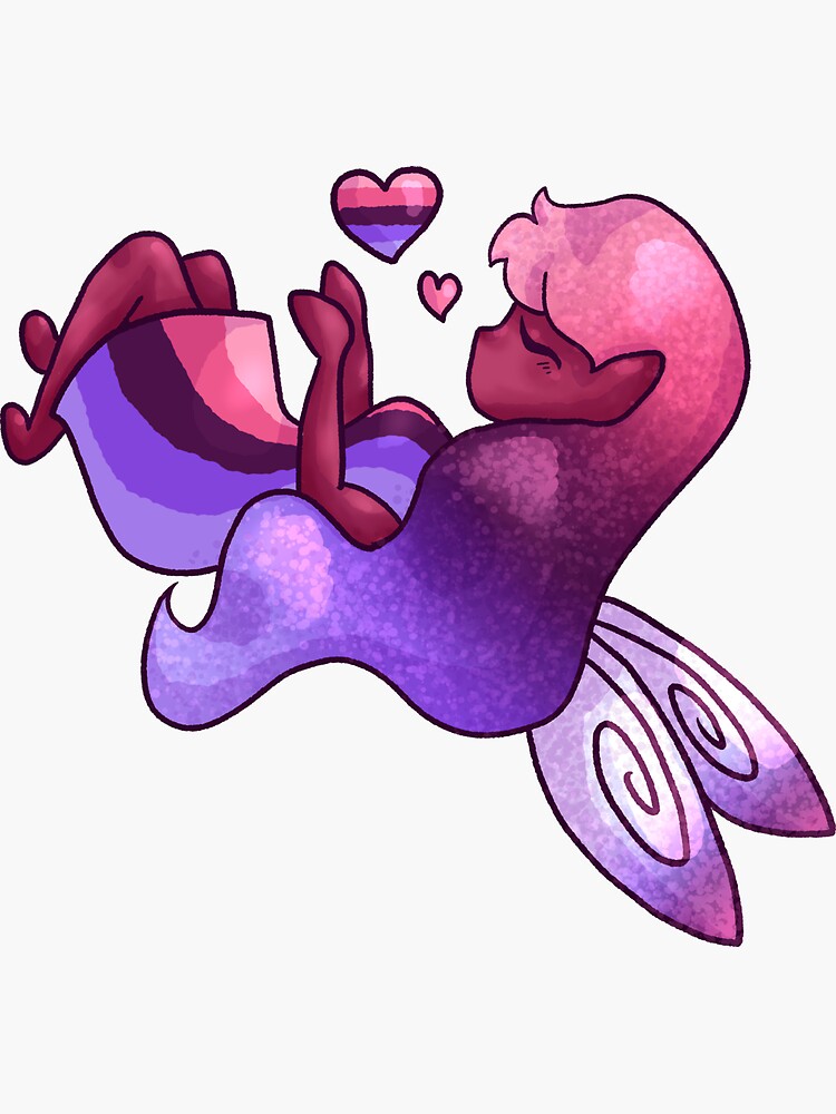 "Omnisexual/Omniromantic Pride Fairy" Sticker for Sale by strwbrykitty | Redbubble