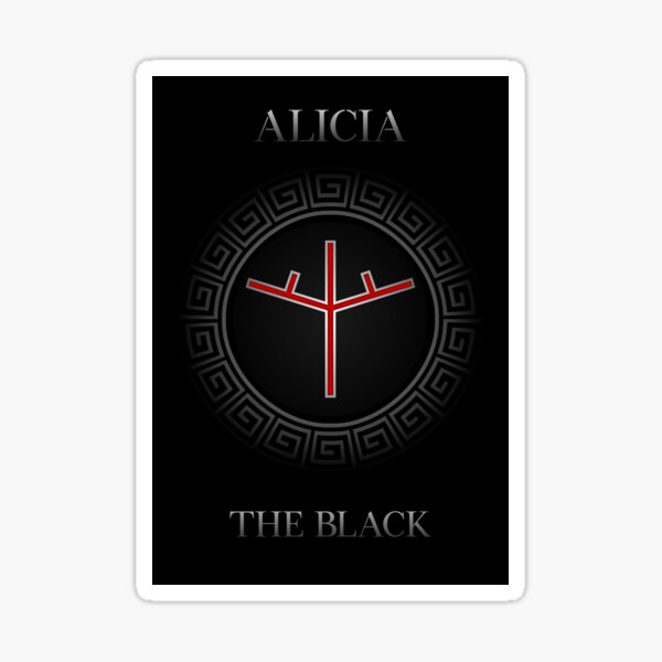 "ALICIA" Sticker for Sale by Gantahat62 | Redbubble