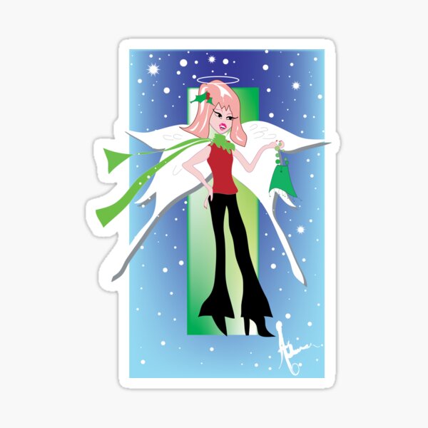 "Holly" Sticker for Sale by HappyBrightArt | Redbubble