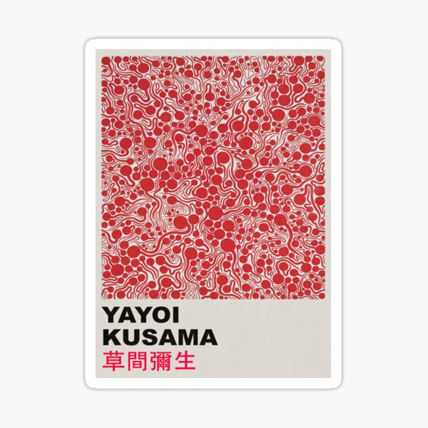 "Yayoi Kusama Exhibition High Quality" Sticker for Sale by ...