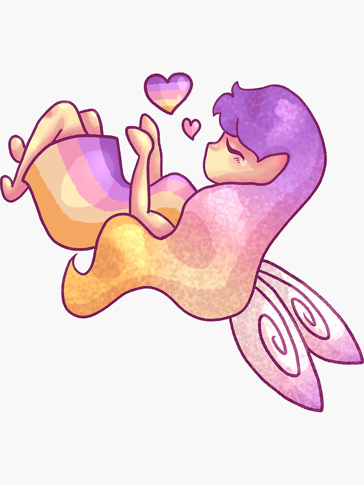 "Trixic Pride Fairy" Sticker for Sale by strwbrykitty | Redbubble