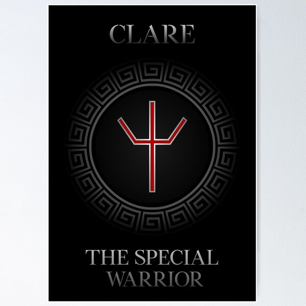 "CLARE" Poster by Gantahat62 | Redbubble
