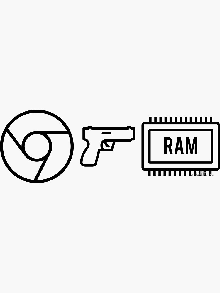 "Chrome Ram Meme (Give me all your RAM)" Sticker for Sale by Jazoo90 ...