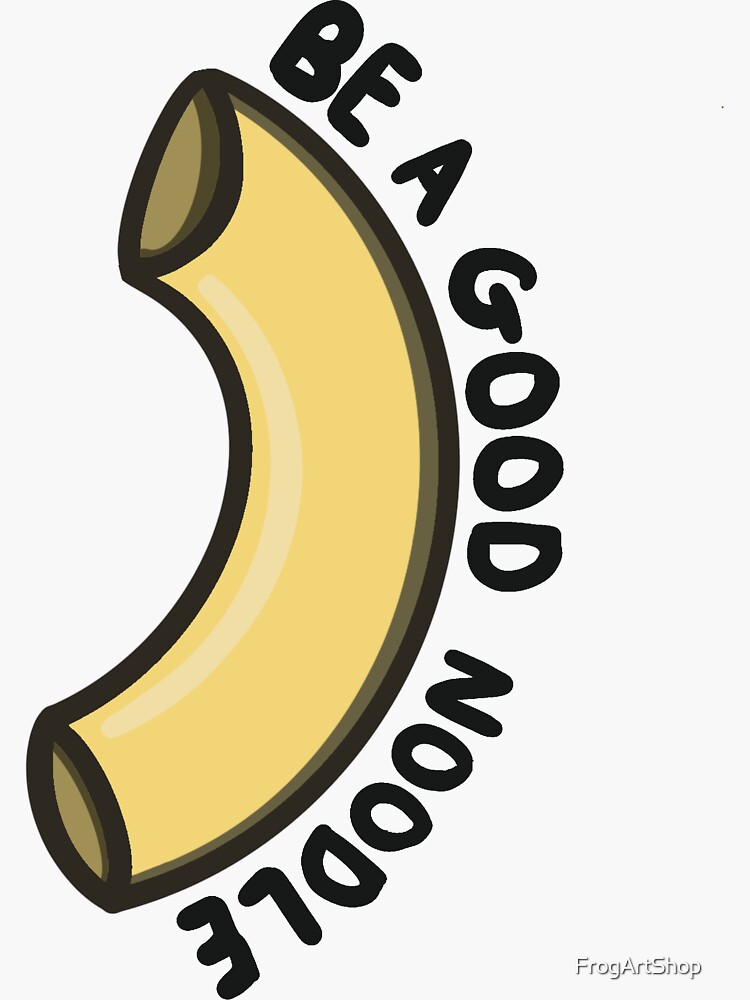 "Good Noodle" Sticker for Sale by FrogStickerShop | Redbubble