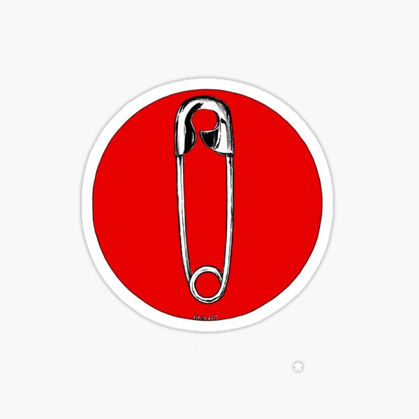 "$300 Safety Pin." Sticker for Sale by Khy82 | Redbubble