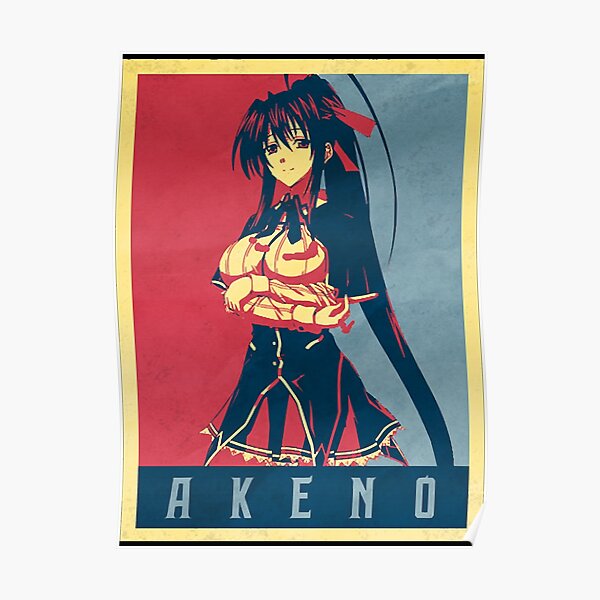 "Akeno Himejima - Highschool DxD Anime Shirt " Poster for Sale by ...