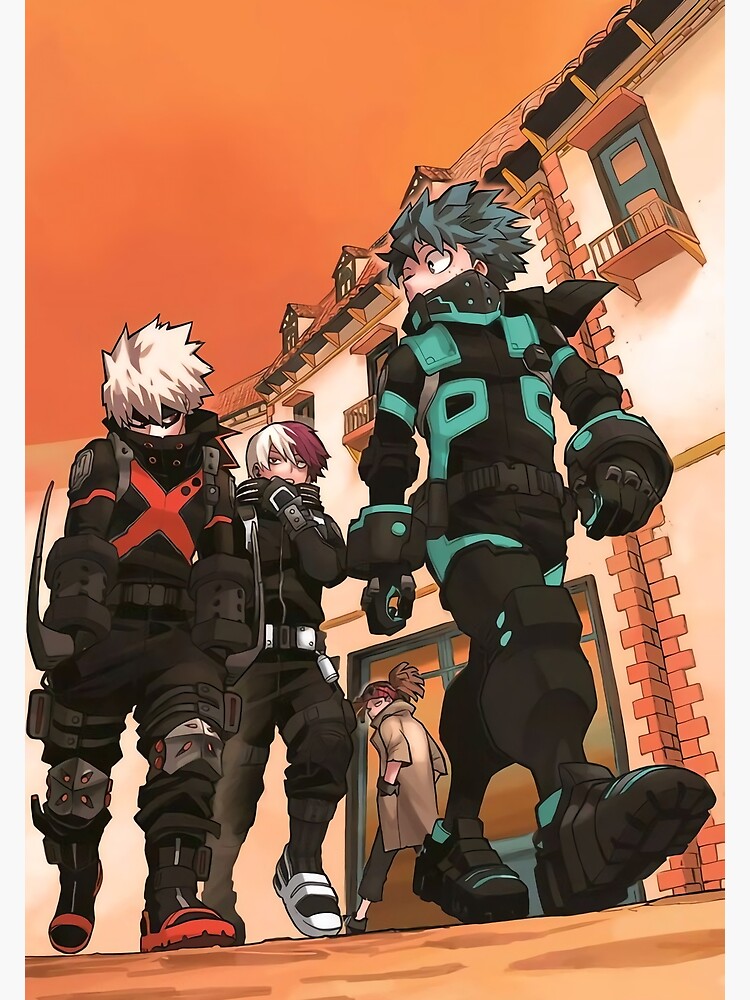 "Deku x Bakugo x Shoto - BNHA" Poster for Sale by Rabenerlet | Redbubble